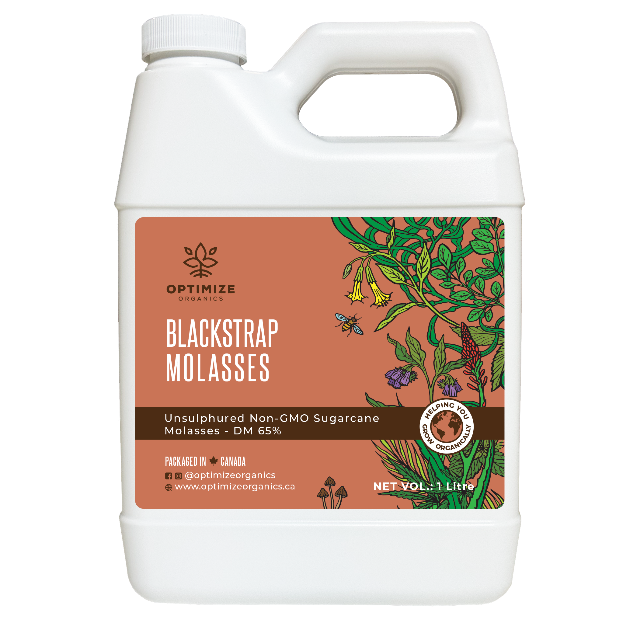 Blackstrap Molasses | For Compost Tea & Ferments – Optimize Organics Inc